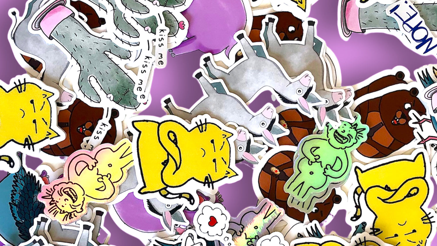 100% evil, 100% hand-drawn – Evil Llama and Friends